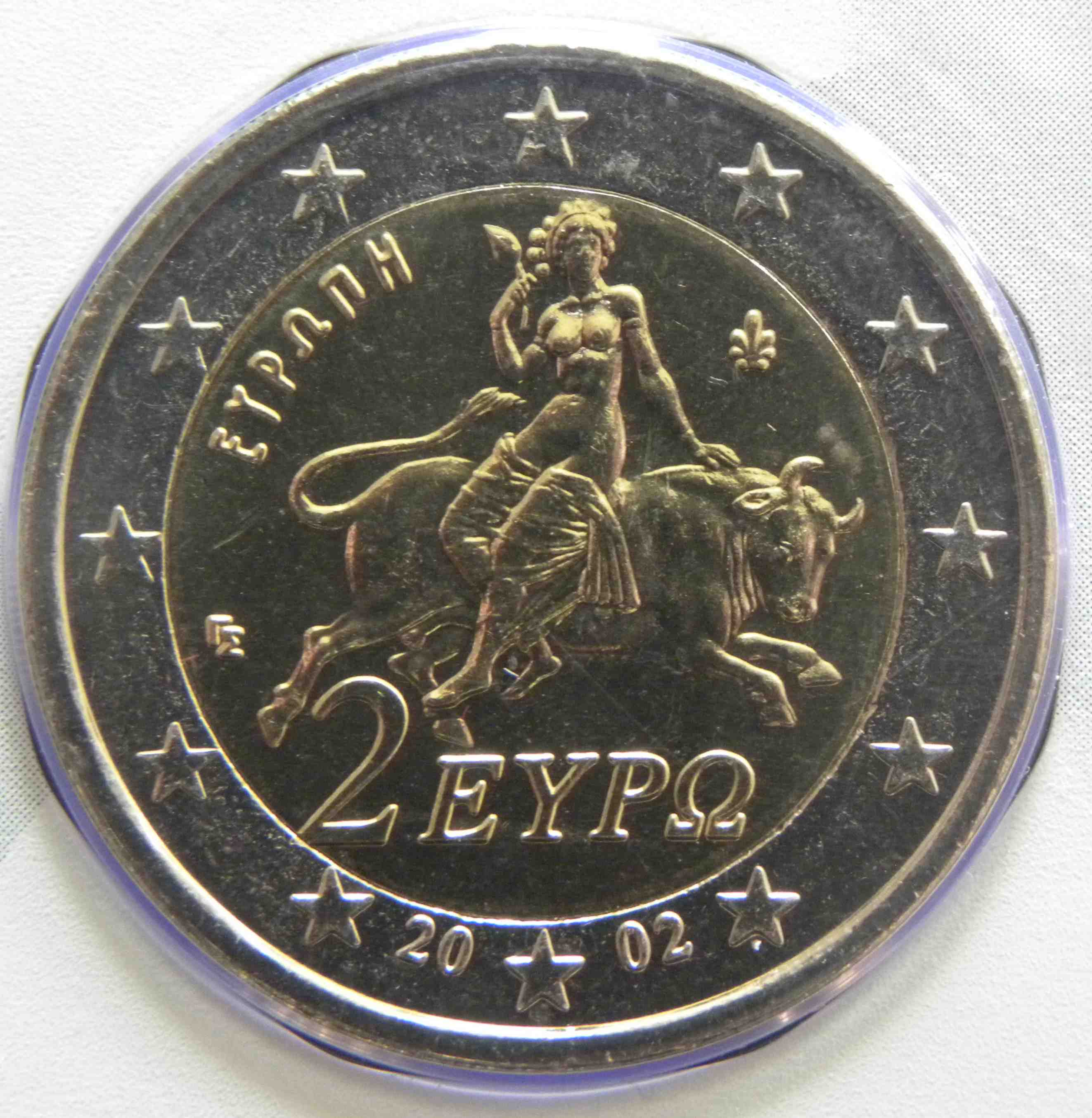 Griechenland 2 Euro M nze 2002 Euro muenzen tv Der Online