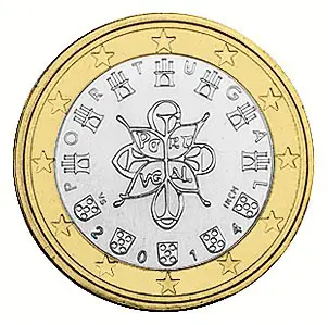 1 Euro Munze Portugal