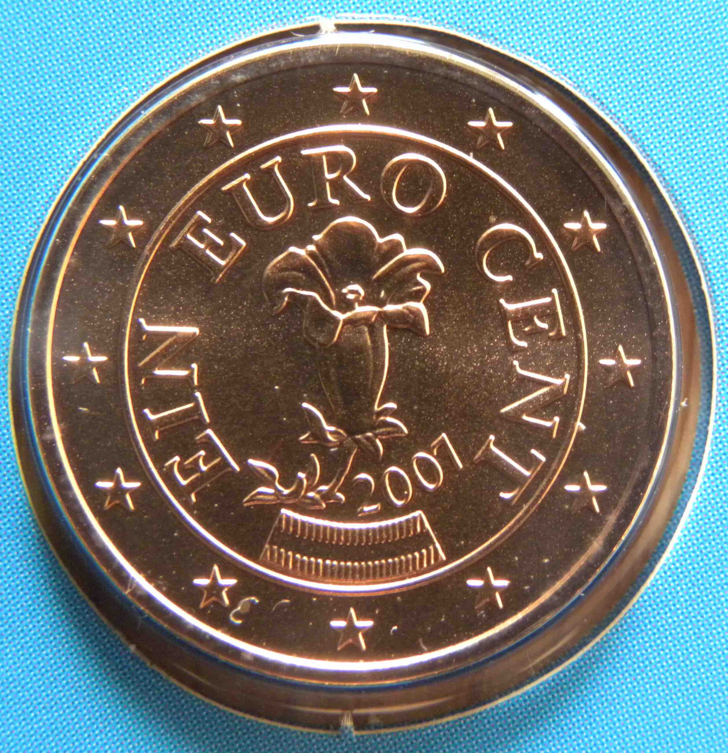  sterreich 1 Cent M nze 2007 Euro muenzen tv Der Online Eurom nzen