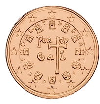 Portugal 1 Cent Münze 2011 - euro-muenzen.tv - Der Online Euromünzen ...