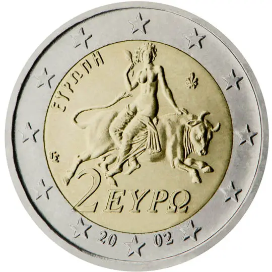 Griechenland 2 Euro M nze 2002 Euro muenzen tv Der Online