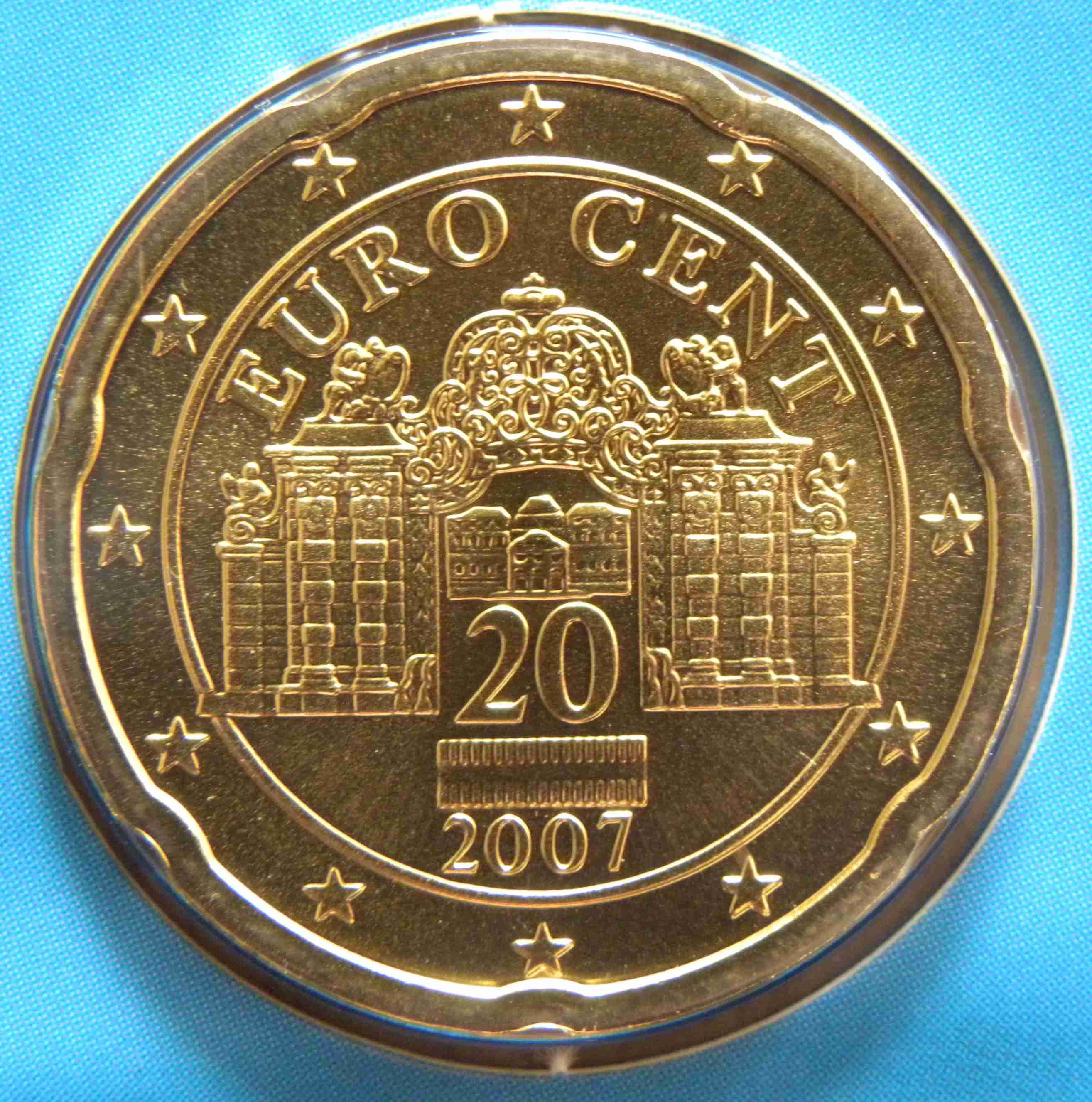  sterreich 20 Cent M nze 2007 Euro muenzen tv Der Online Eurom nzen