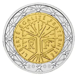 Frankreich 2 Euro Münze 2005 - euro-muenzen.tv - Der Online Euromünzen ...