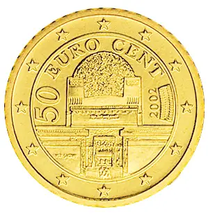 50 Cent Munze 2002 Osterreich