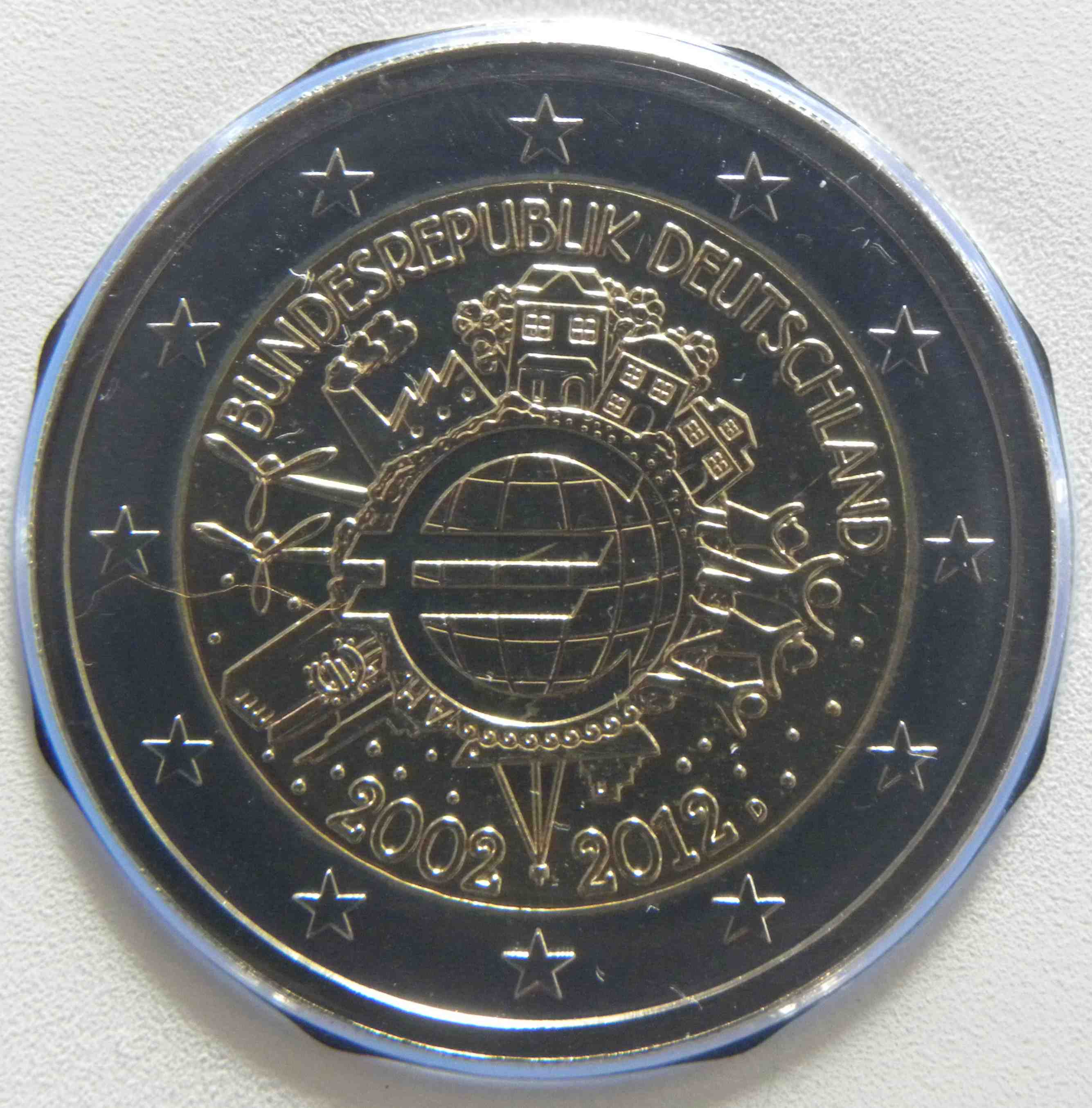 Deutschland 2 Euro M nzen 2012 Wert Infos Und Bilder Bei Euro muenzen tv