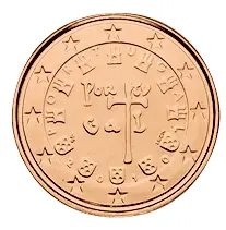 Portugal 1 Cent Münze 2010 - euro-muenzen.tv - Der Online Euromünzen ...